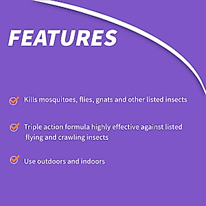 Bonide Mosquito Beater Yard Fog, 15 oz Ready-to-Use Aerosol Spray for Indoors & Outdoors, Kills Mosquitoes, Flies & Gnats