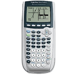 Texas Instruments TI-84 Plus Silver Edition Graphing Calculator, Silver (Renewed)