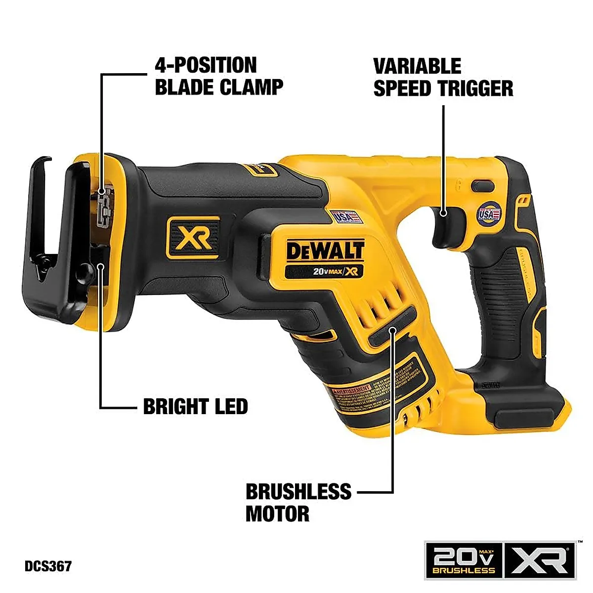 DEWALT DCK294P2 20V Max XR Lithium Ion Hammerdrill & Reciprocating Saw Combo Kit, 50Ah Pack