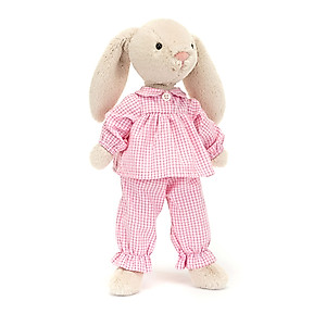 Jellycat Lottie Bunny Bedtime Stuffed Animal, 11 inches | Rabbit & Bunny Plush Toy | Classic Children's Gift