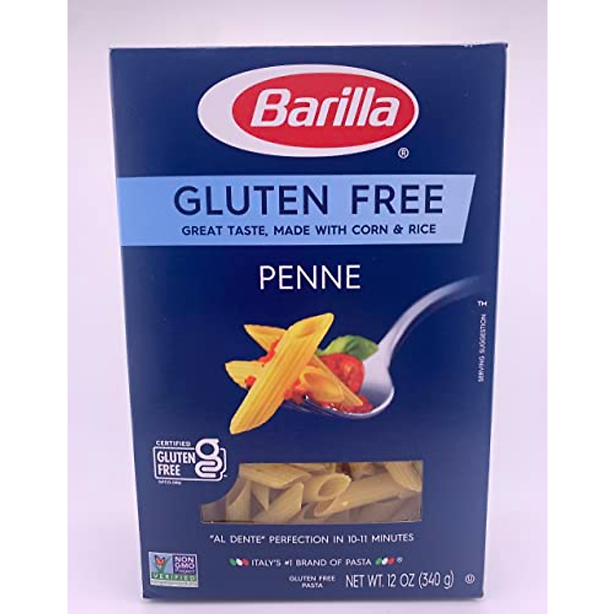 Barilla Gluten Free Pasta Variety Pack- Includes Penne Pasta, Rotini Pasta, and Elbow Macaroni Pasta Noodles. Barilla Pasta Bulk Set by Snackivore (3 x 12oz Boxes).