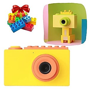 Kids Digital Camera, 1080P FHD Kids Camera 2 Inch IPS Screen Compatible Selfie Support 32GB SD Card, for Boys Girls Puzzle Pack Included