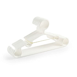 N/A Trousers Multifunction Space Saving Plastic Clothes Hanger Clothing Storage Multi Coloured Hanging Coat (Color : OneColor, Size : 1)