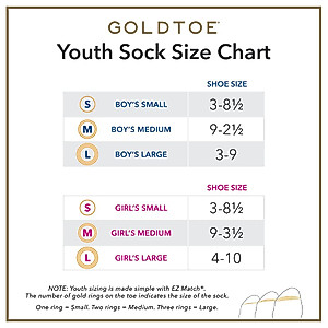 GOLDTOE Boy's Athletic Quarter Socks, 6-Pairs, White Assorted, Youth Small