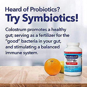 Symbiotics Colostrum Capsules Plus, Supports Healthy Immune Response (120 Capsules)