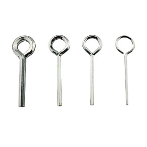 YHXiXi 5IN1 Ring Allen Wrench Set - 5/64" 1/8" 5/32" 7/32" Allen Key Door Keys with 1 Keychain for Push Bar Panic Exit Device