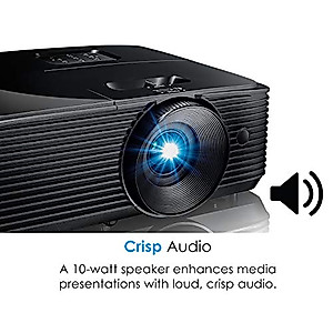 Optoma S334e Projector - 3800 Lumens, 15K Hr Lamp Life