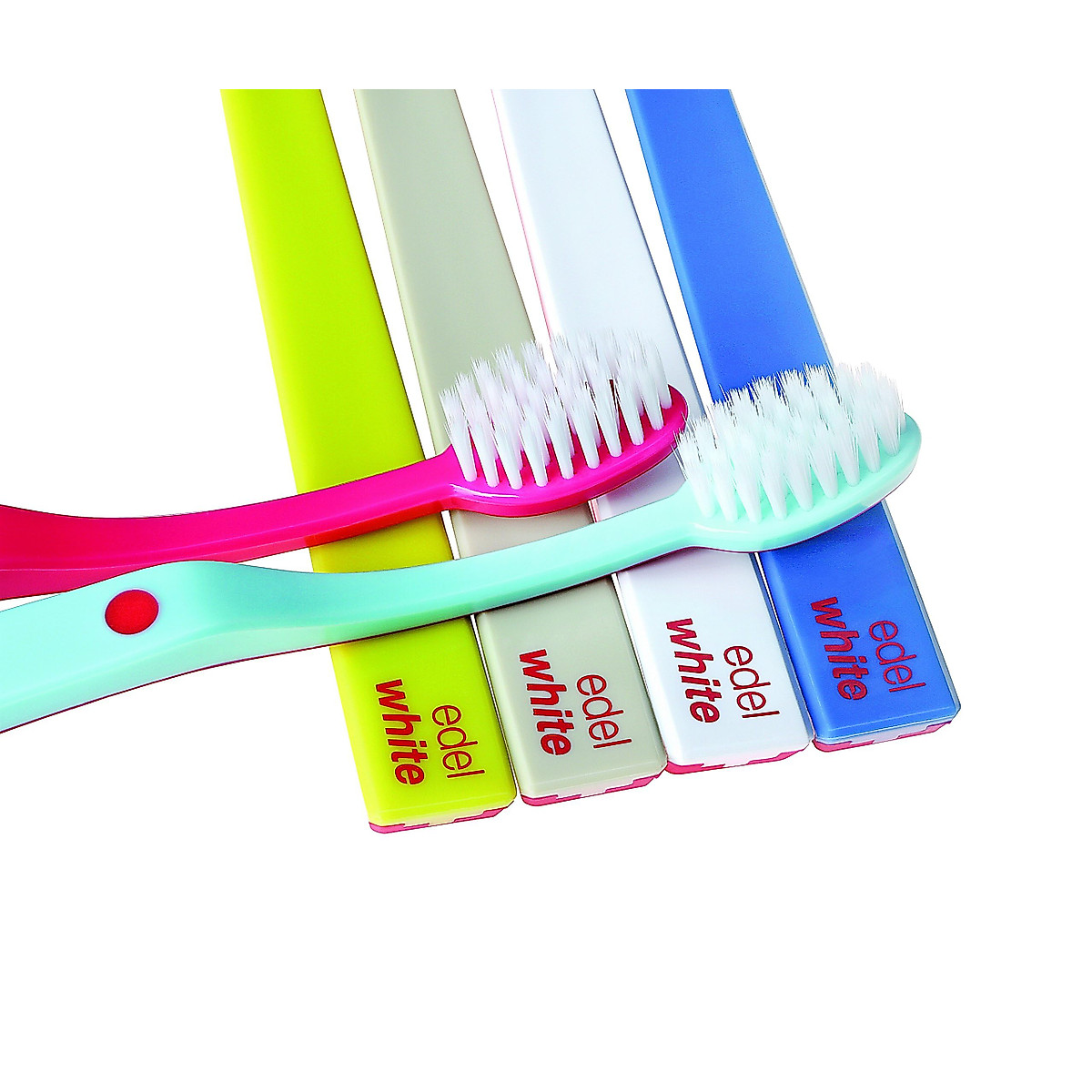 edel+white Flosser Ultra-Soft Duo Swiss-Made Toothbrushes - 2 Pack