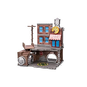 Teenage Mutant Ninja Turtles Turtle Lair Nano Scene w/ 1.65" Die-Cast Collectible Figures, Toys for Kids and Adults