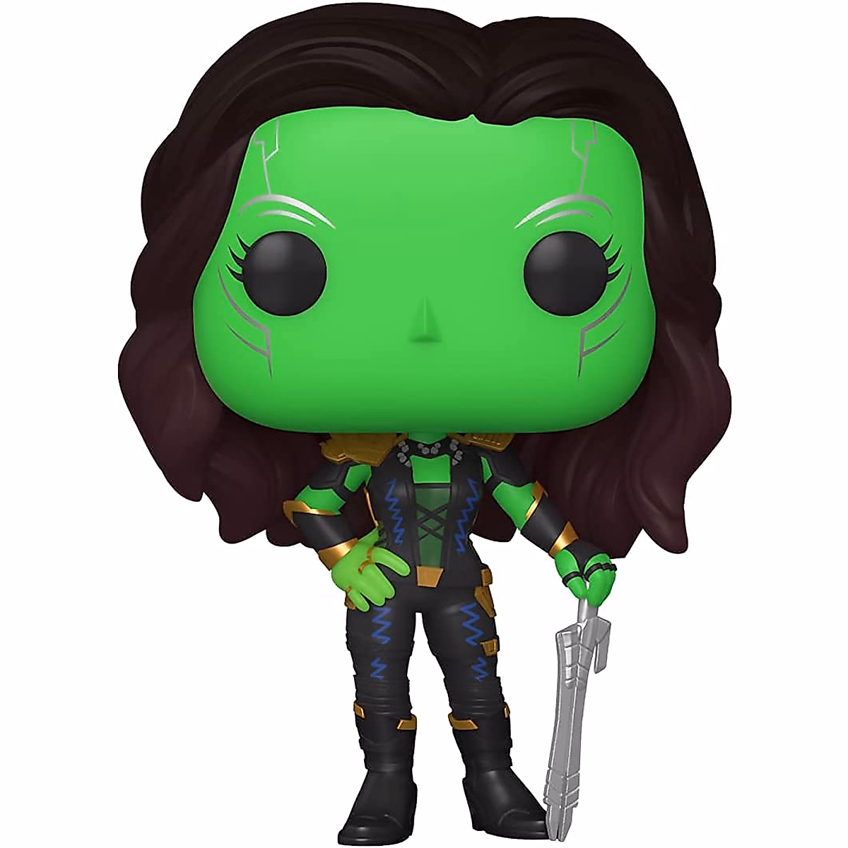 POP Marvel: What If? - Gamora Daughter of Thanos Funko Pop! Vinyl Figure (Bundled with Compatible Pop Box Protector Case), Multicolored, 3.75 inches