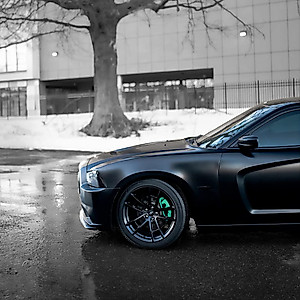 VViViD+ Satin Black Premium Adhesive Vinyl Wrap Film (1ft x 5ft)