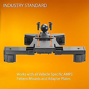 iBOLT TabDock Dock'n Lock Bizmount- Heavy Duty Industrial Composite Locking Drill Base Mount for All 7" - 10" Tablets- for Trucks/Vehicles/Wall Mount: Great for ELD, Fleets, and Restaurants