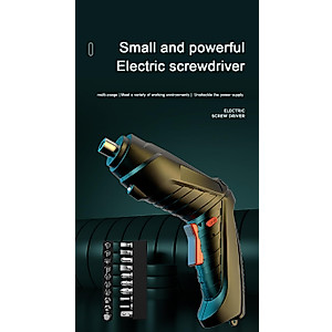 Electric Screwdriver Set Rechargeable 3.6V Cordless Screwdriver Kit with 48pcs Accessories,Switch Direction with One Click - Power Drill Cordless with LED Light