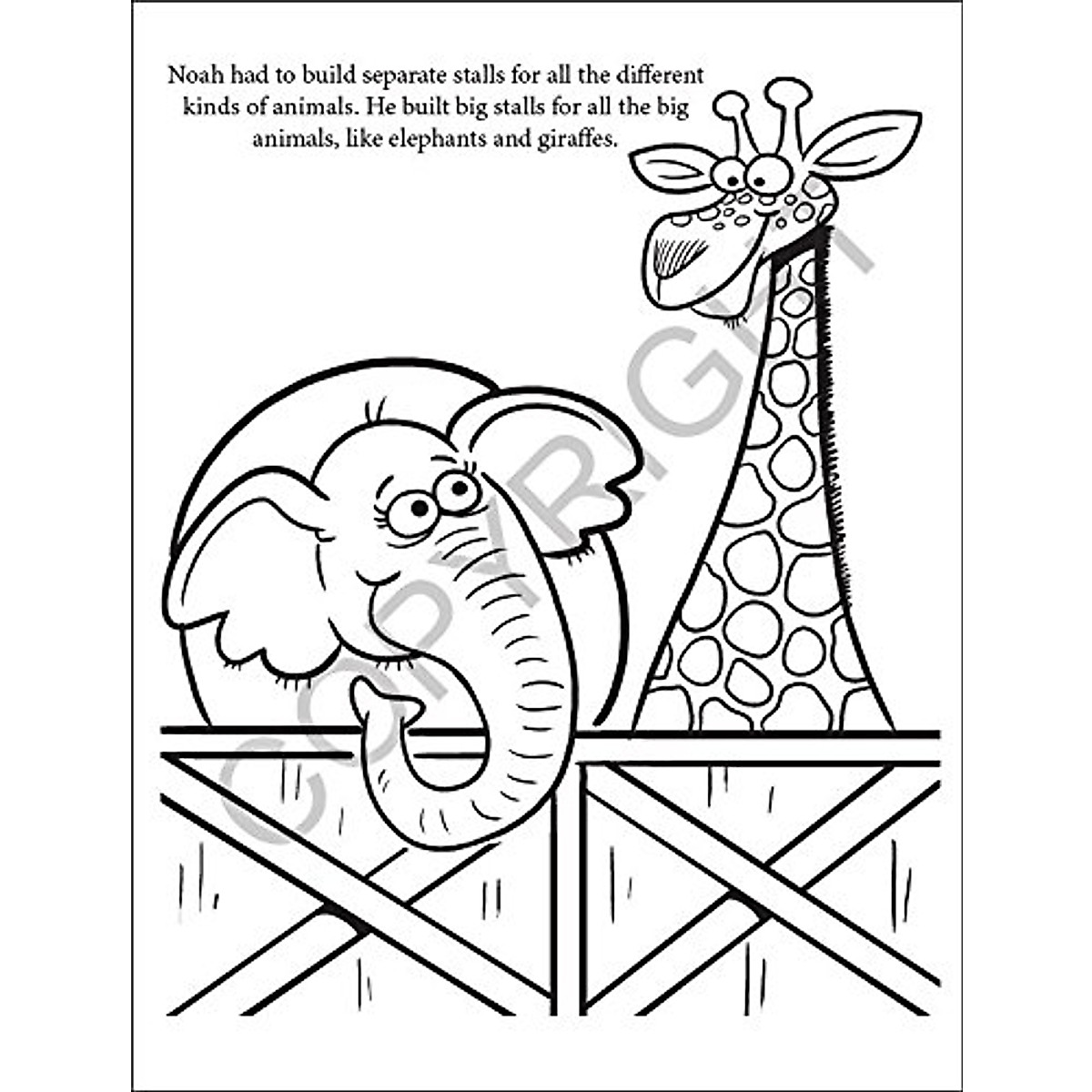 50 Pack: Bible Stories (25-Pack) and Noah's Ark (25-Pack) Kids Educational Christian Coloring and Activity Books in Bulk - Sunday School Teacher Supplies - Church Gifts for Children (Without Crayons)