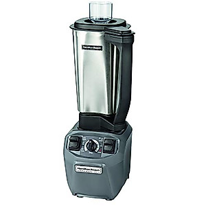 Hamilton Beach Commercial Expeditor™ Culinary Food Blender, Stainless Steel, 2.4 HP, Variable Speed, Chop, 1.8 Liter (HBF510S)