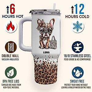 Personalized Dog Tumber with American Pit Bull Terrier Dog’s Name – Custom Cup for Dog Moms, Ideal Gift for Mother's Day, Birthdays & Christmas 9HoHIm