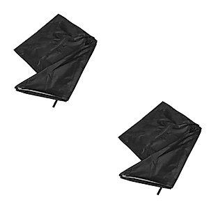 GANAZONO 2pcs outdoor furniture cover black chair covers sectional sofa covers black tablecloths outdoor tablecloths waterproof table cloths Oxford cloth air conditioning cover