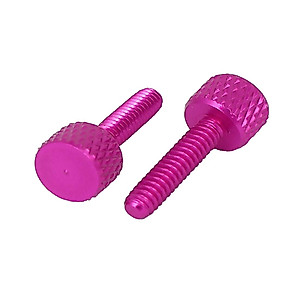 New Lon0167 Computer PC Featured Graphics Card Knurled reliable efficacy Head Thumb Screws Fushcia 6#-32 4pcs(id:d33 dd 53 f4a)