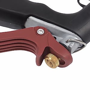 Industrial Nozzle - Heavy-Duty Hot or Cold Water Hose Nozzle, Enhanced Comfort & Durability (RedBlack)