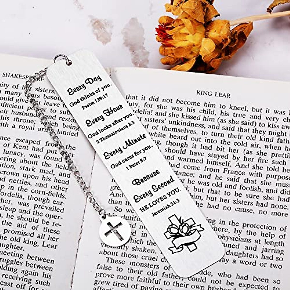 Inspirational Christian Gifts for Women Men Faith Stocking Stuffers Religious Christmas Gifts Bible Bookmarks for Book Lover Sister Best Friend Baptism Gifts for Girls Daughter Church Gifts in Bulk