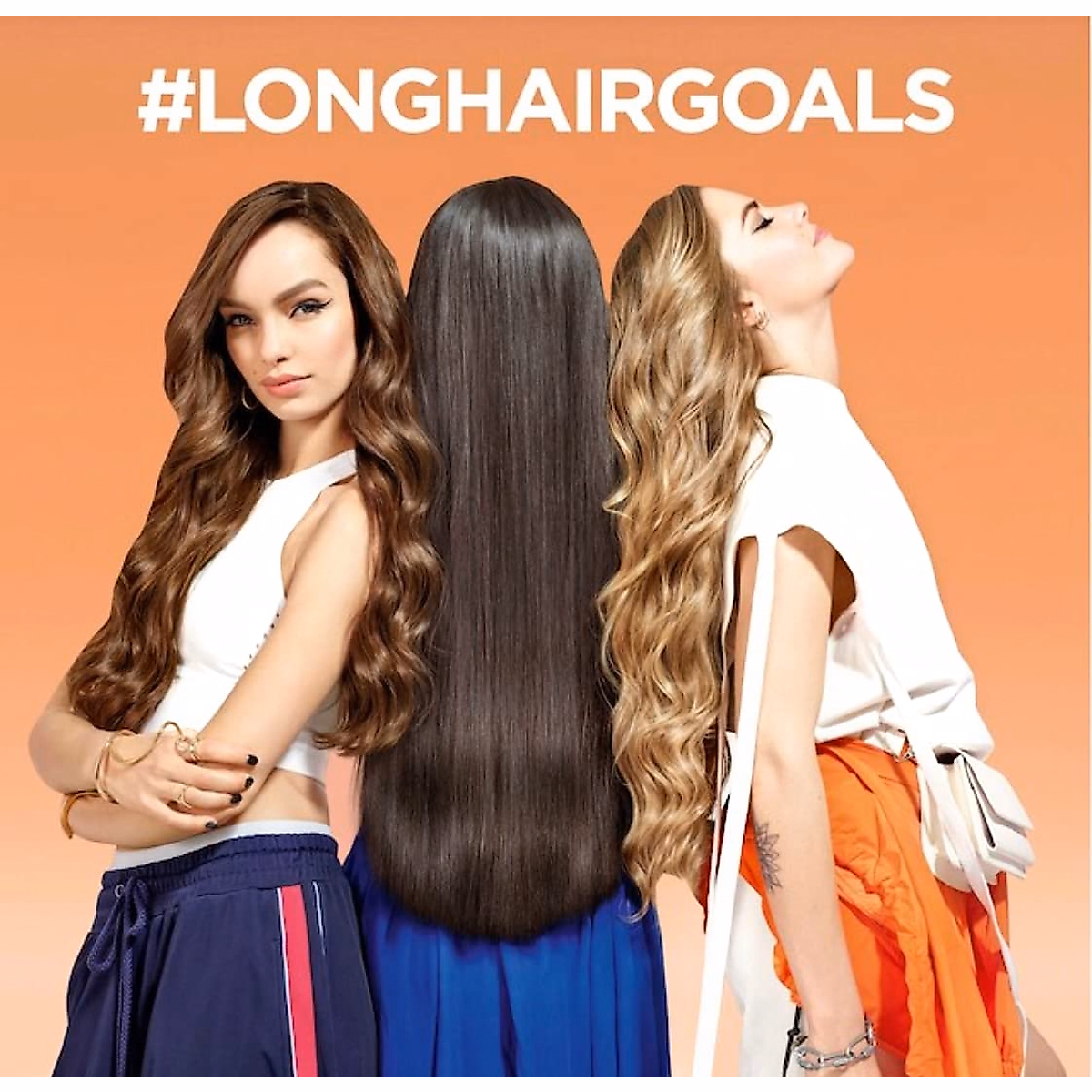 L'Oreal Paris Elvive - Dream Lengths - Restoring Shampoo & Super Detangler Conditioner Set - One Set