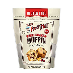 Bob's Red Mill Gluten Free Muffin Mix, 16 Oz (Pack of 4)