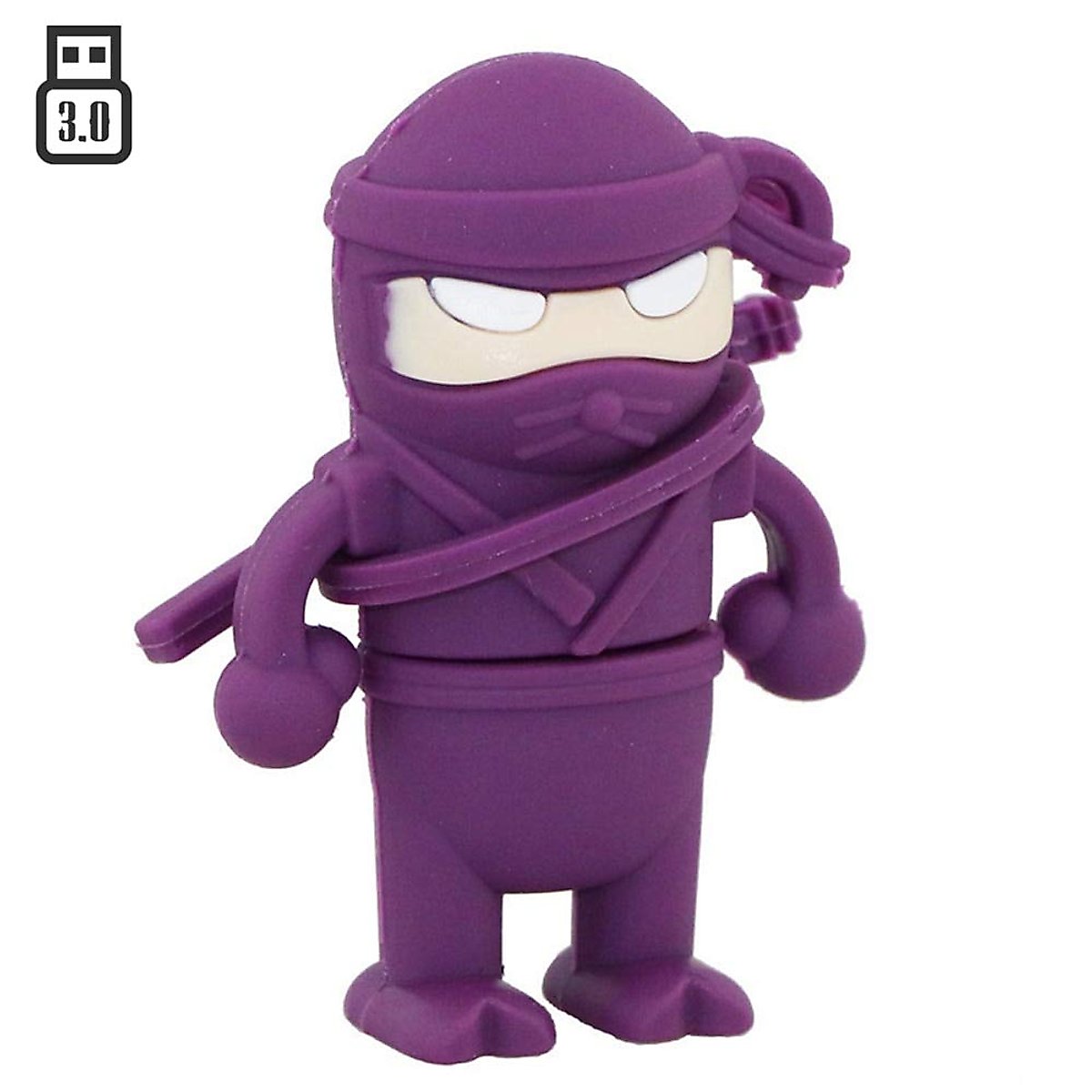 8GB Ninja Model USB 3.0 Flash Drive Memory Stick PenDrive Thumb Drive Jump Drive USB Flash Memory USB 3.0 Drive Ｕ Disk USB Stick Flash Disk Pen Drive - Purple
