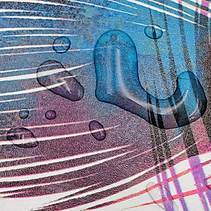 Yifasy 2 Pack Shelf Liners Purple Peacock Feathers Self-Adhesive Drawer Papers Renovation Furniture 17.7 Inch Wide