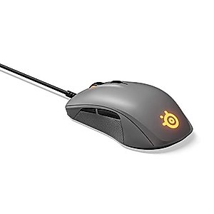 SteelSeries Rival 110 Gaming Mouse - 7,200 CPI TrueMove1 Optical Sensor - Lightweight Design - RGB Lighting - Slate Grey