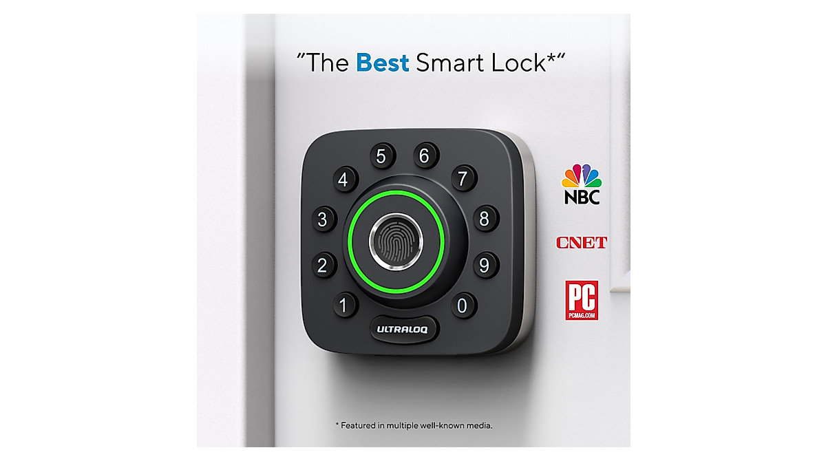 ULTRALOQ U-Bolt Pro Smart Lock with WiFi & Biometric | Keyless Security