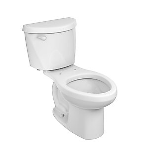 American Standard 250CA104.020 Colony 3 Two-Piece Toilet, Elongated Front, Standard Height, White, 1.28 gpf