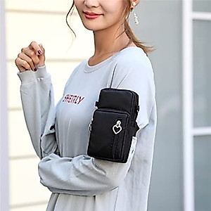 Mobile Phone Purses Bag, Cellphone Crossbody with Shoulder Strap,Waterproof Crossbody Phone Wallet Case, Outdoor Sweat-Proof Running Armbag, Crossbody Bag Gym Fitness Cell Phone Key Holder