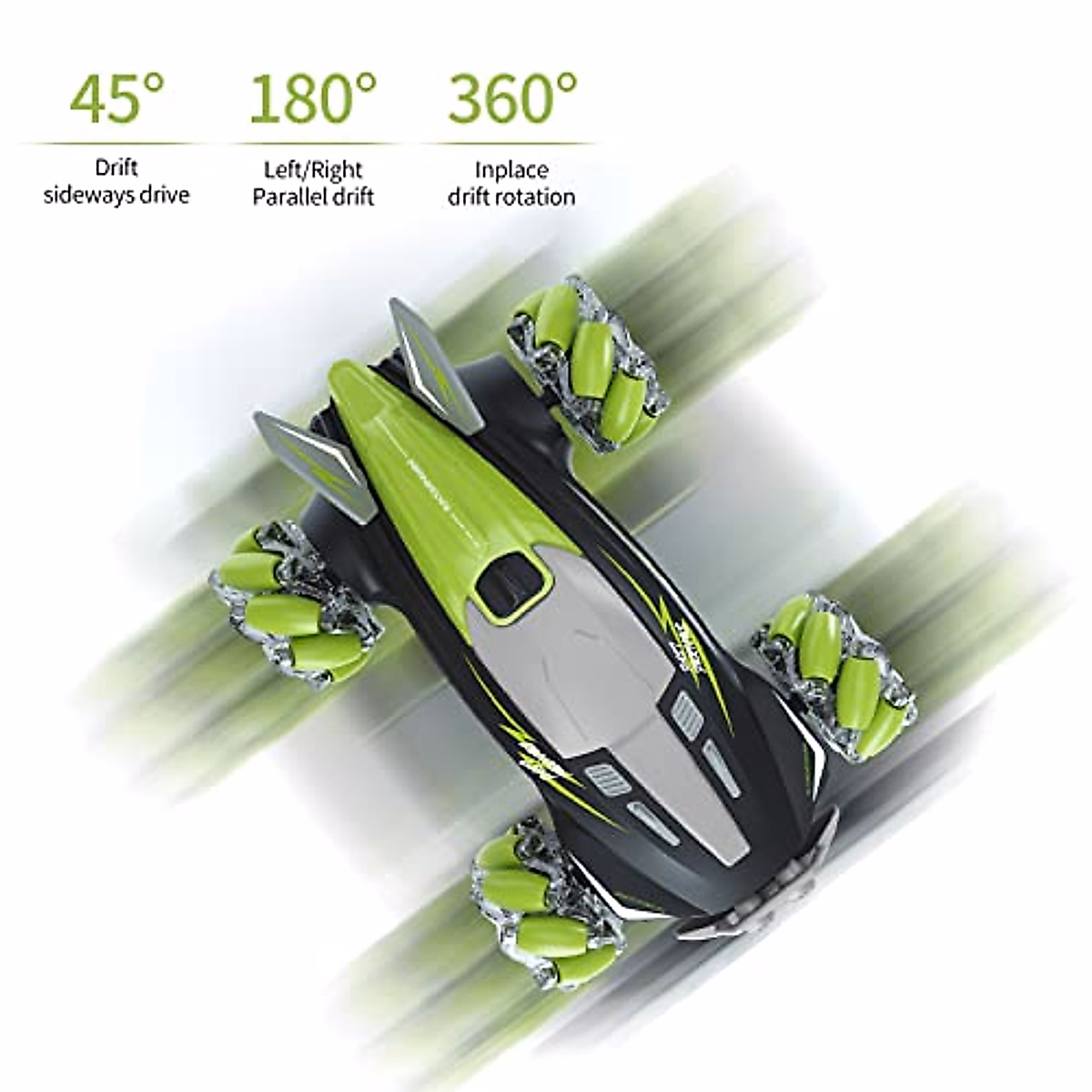 WOWELLO RC Drift Cars with Spray Mist for Kids, Remote Control Car with LED Lights and Music, Rechargeable RC Stunt Toy Car, Indoor and Outdoor Toys for 3 4 5 6 7 8-12 Year Old Boys Girls Gifts