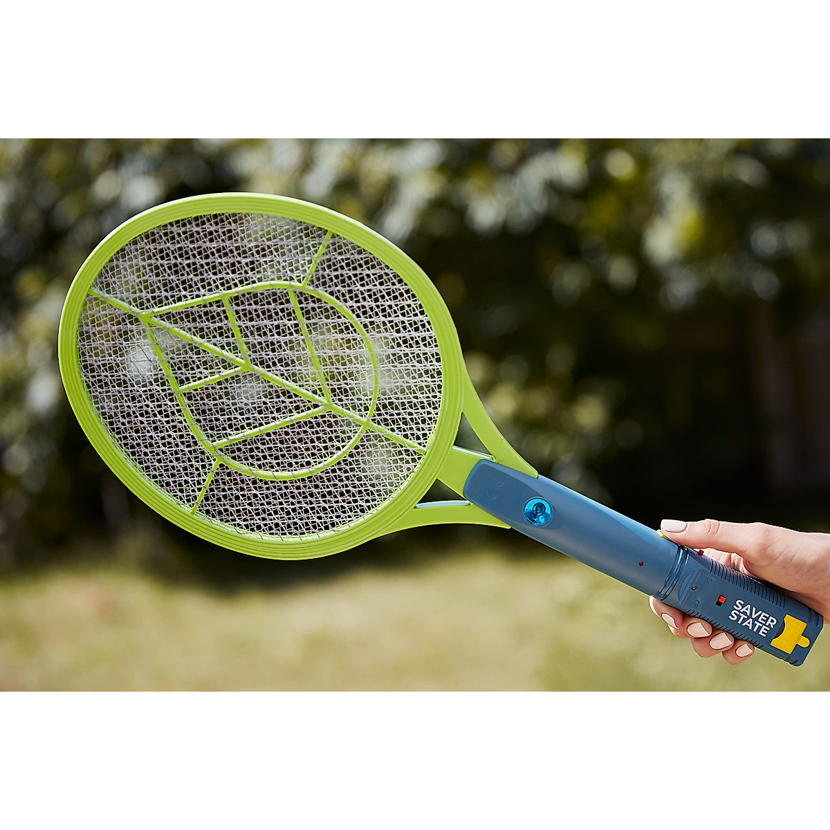 SWAT IT! Bug Zapper Rechargeable Bug Zapper Racket, 4000 Volt, USB Charging Cable, 2 Pack (Medium)