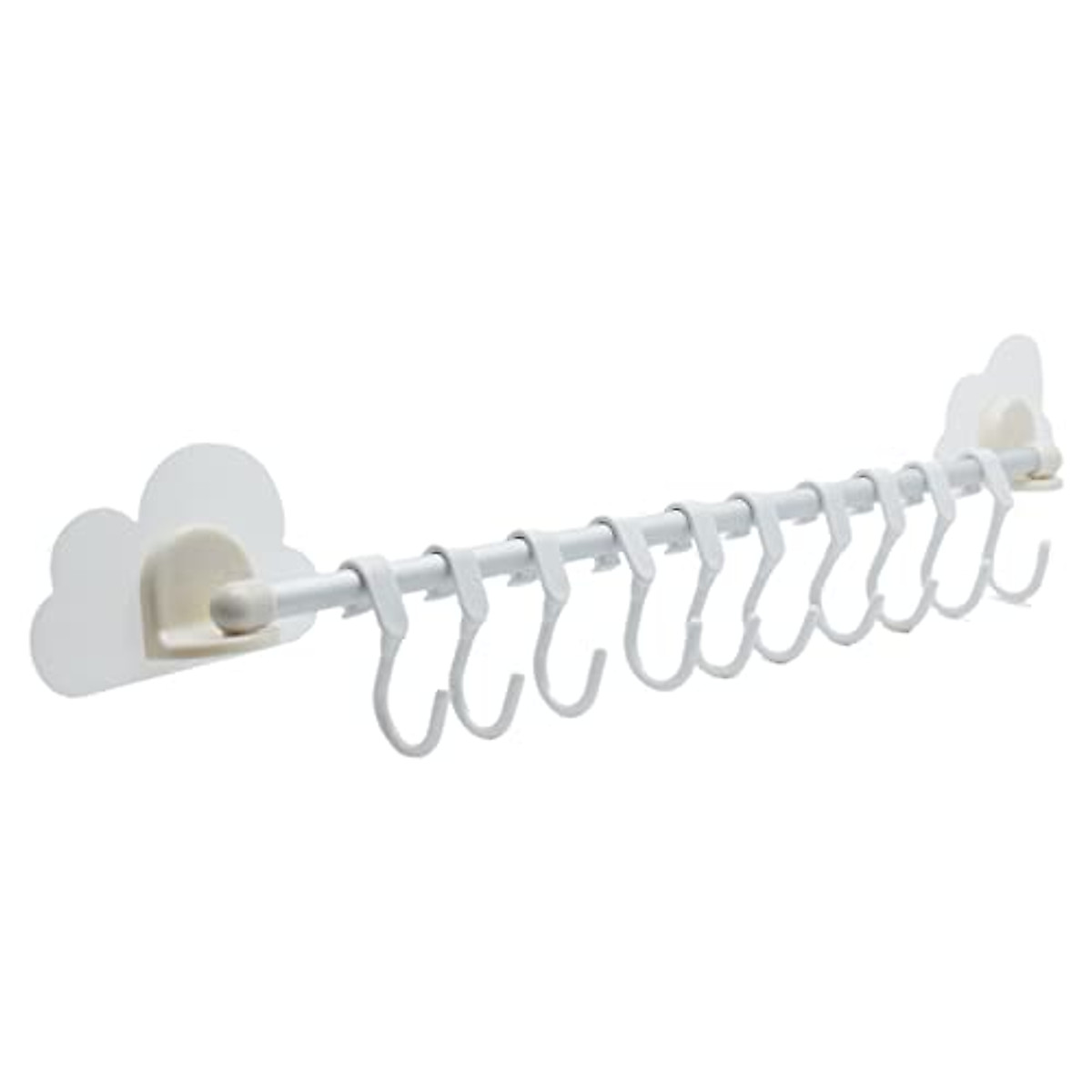 Baby Headband Organizer Scrunchies Holder Baby Girl Bow Display Ponytail Holder Wall Hanger with 10pcs Hooks