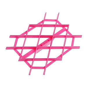 ZDYWY Rhombus Diamond Shape Fondant Cake Mould Embosser Embossing Cutter Mold Stamp Tool - A