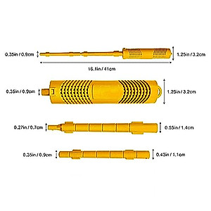 Joepoe SPA Mineral Stick Parts,Mineral Sticks for Hot Tub with 4 Months Lifetime Filter Cartridge Universal for Hot Tub&Pool (Yellow,3-Pack)