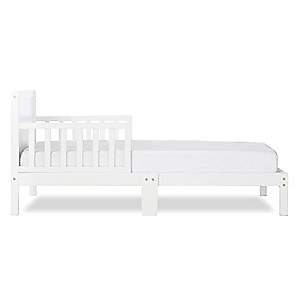 Dream On Me 648-WHT Brookside Toddler Bed, 53lx29bx28h inches, White
