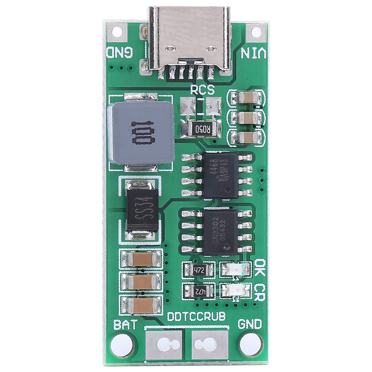 Walfront DDTCCRUB Battery Charger Module 2S‑2A Li‑ion Battery Charger Board Step Up Boost Battery Charger Module