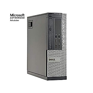 DELL 9020 SFF, Core i7-4770 3.4GHz, 8GB RAM, 2TB Hard Drive, DVDRW, Windows 10 Pro 64bit (Renewed)