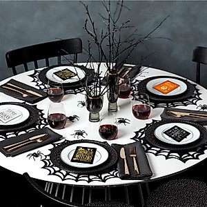 Halloween Napkins, Halloween Cocktail Napkins 52 Pcs, 4 Different Designs 13 Pcs Each Halloween Napkins Disposable, Witch Napkins, Halloween Party Napkins, Spooky Napkins, Witch Party Supplies