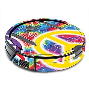 MightySkins Skin Compatible with Shark Ion Robot R85 Vacuum - Peaceful Explosion | Protective, Durable, and Unique Vinyl Decal wrap Cover | Easy to Apply, Remove, and Change Styles | Made in The USA
