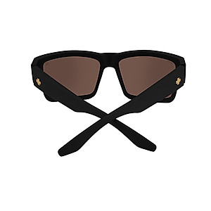 Spy Optic Cyrus Sunglasses - Soft Matte Black Bronze Happy