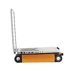 Urban Shop Gold Sit Laptop Desk Stand