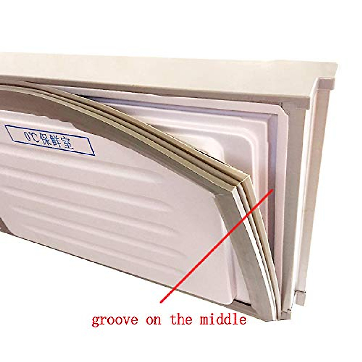 Refrigerator Door Rubber Gasket Seal Strip for Household Refrigerator Commercial Cabinet