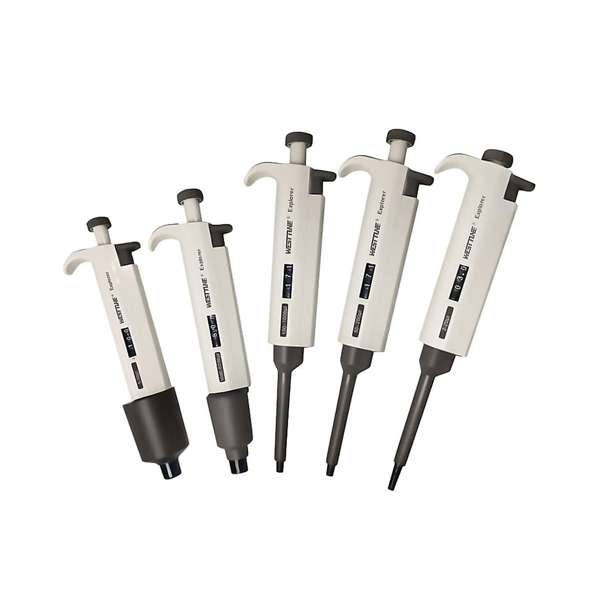 WEST TUNE 10-100μL Micropipette High-Accurate Pipettor Adjustable Variable Volume Single-Channel Pipette for Laboratory
