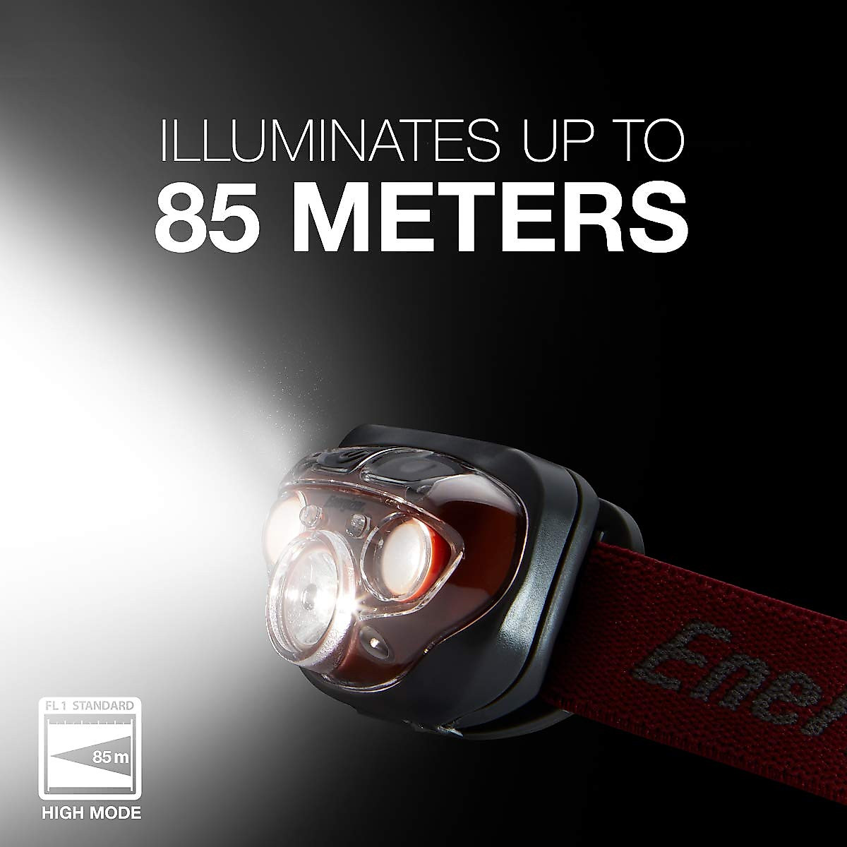 Energizer LED Headlamp Pro315, Rugged IPX4 Water Resistant Head Light for Camping, Outdoors, Power Outage Emergency (Batteries Included)