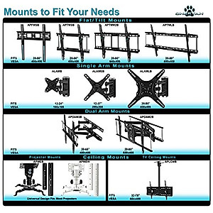 Cheetah APTMSB TV Wall Mount for 20-55” TVs up to VESA 400 and 115lbs, and fits 16” Wall Studs, and Includes a Tilt TV Bracket, a 10’ Twisted Veins HDMI Cable and a 6” 3-Axis Magnetic Bubble Level