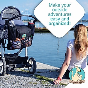 BABYSEATER Car Seat Organizer with Tablet Holder for Kids, XL