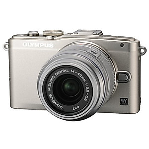 Olympus Mirrorless SLR E-PL6 with M Zuiko Digital 14-42mm Lens (Silver) - International Version